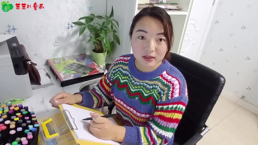 美术老师一讲一画,掌握这几种画法,让你两分钟学会一幅简笔画
