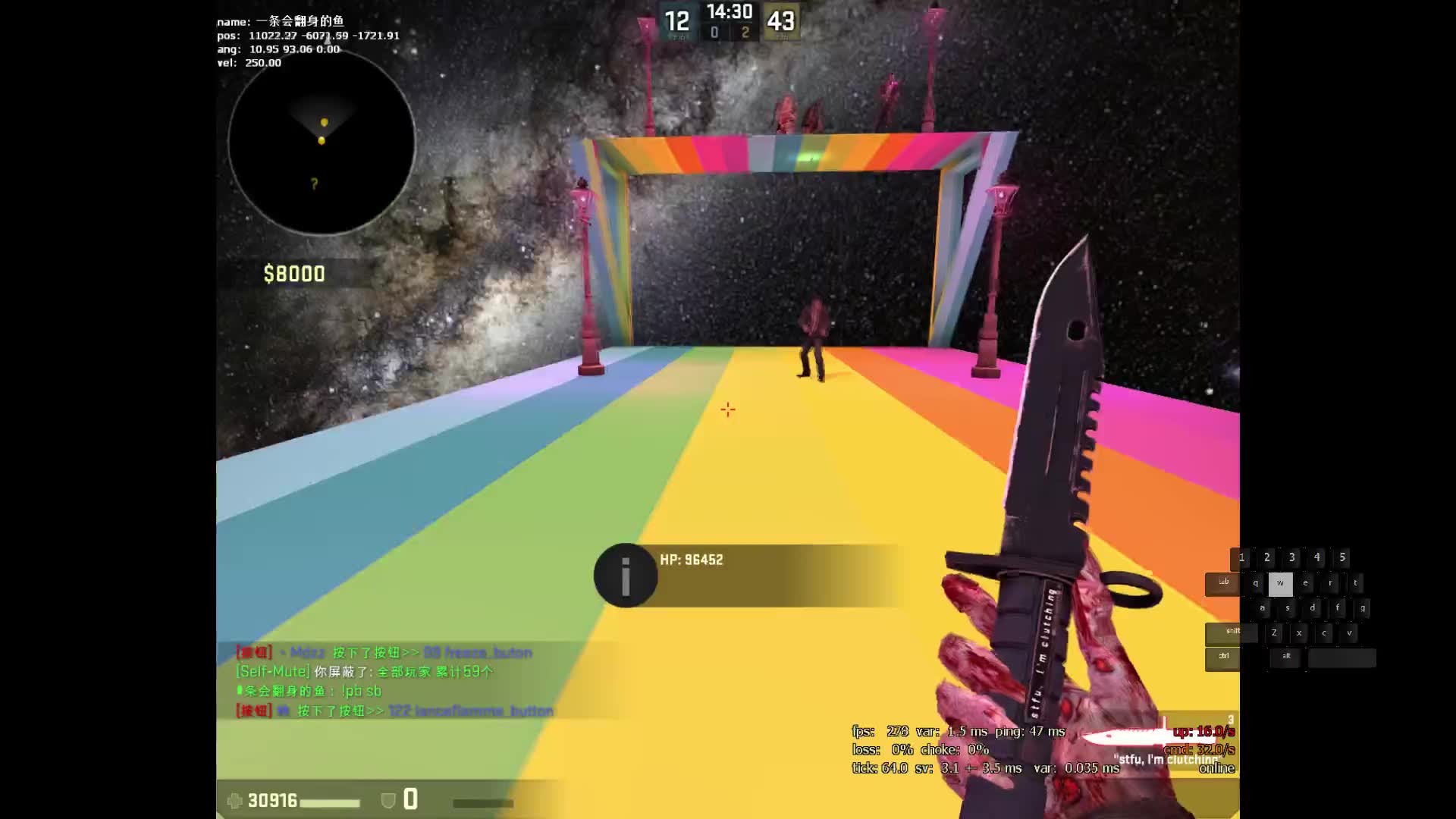 一个简单的CSGO僵尸逃跑连跳教学