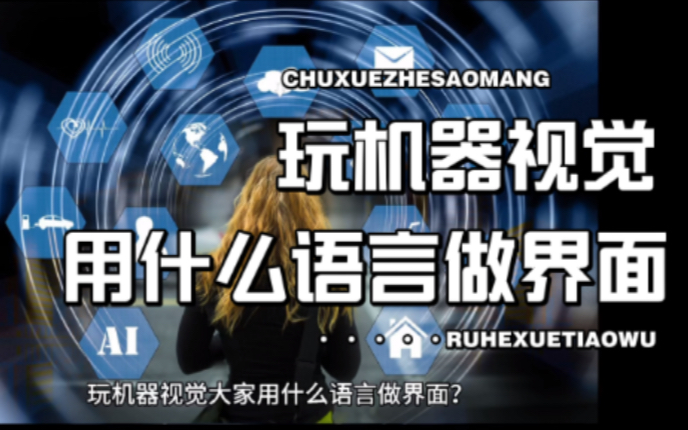玩机器视觉大家用什么语言做界面?