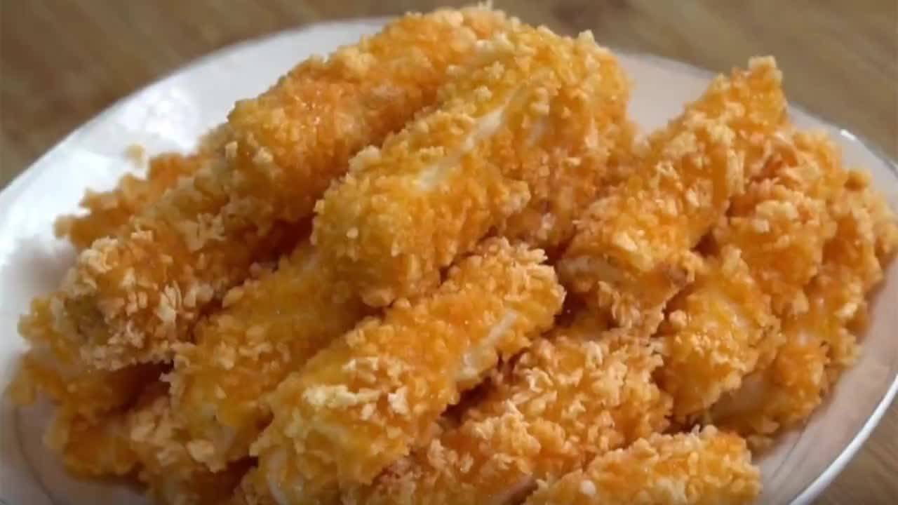 2盒牛奶1碗面包糠,不用烤箱,做法简单,出锅后大人小孩抢着吃 #内容...