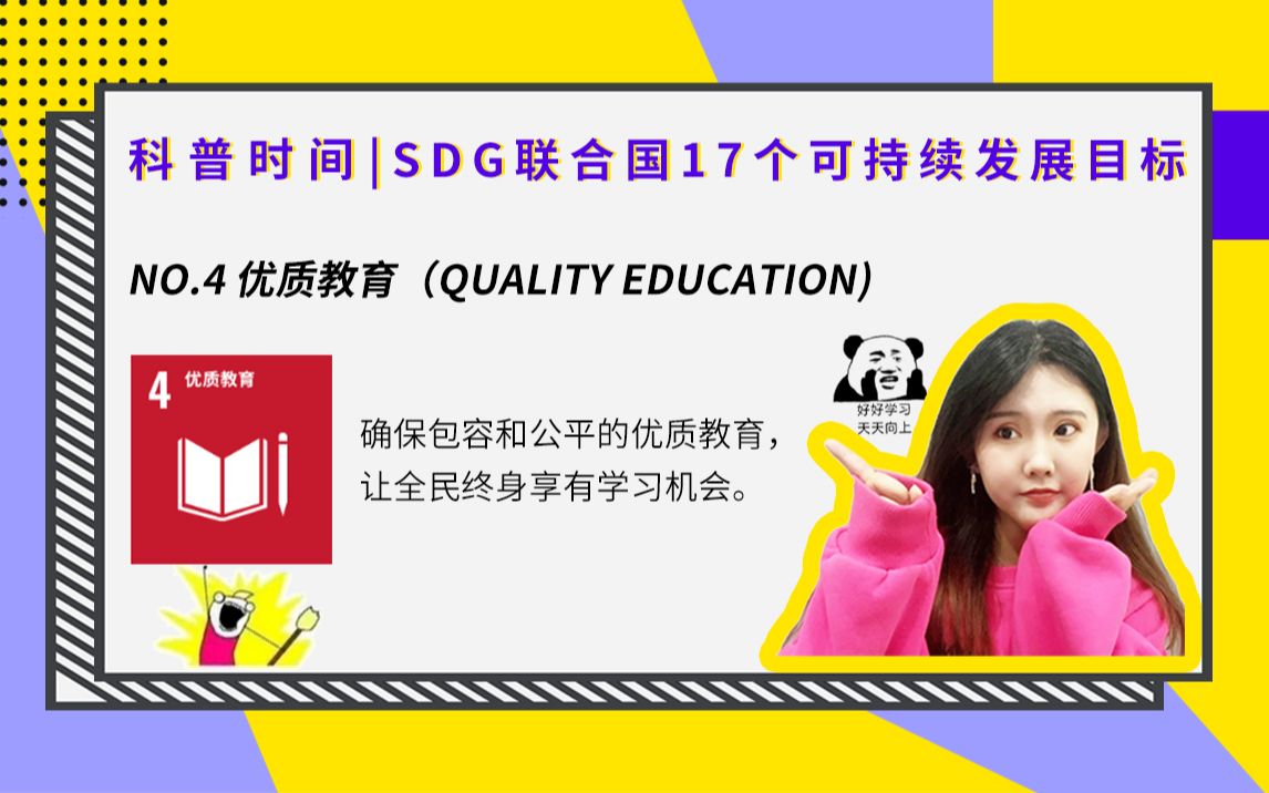 SDG | 联合国17个可持续发展目标:NO.4优质教育