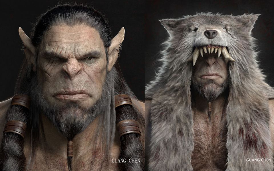 兽人·永不为奴∣Zbrush高清写实角色全流程制作演示 讲师:陈光 (深夜...