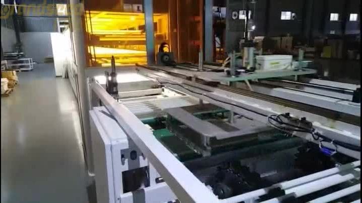 LED日光灯管全自动化装配线工作实况