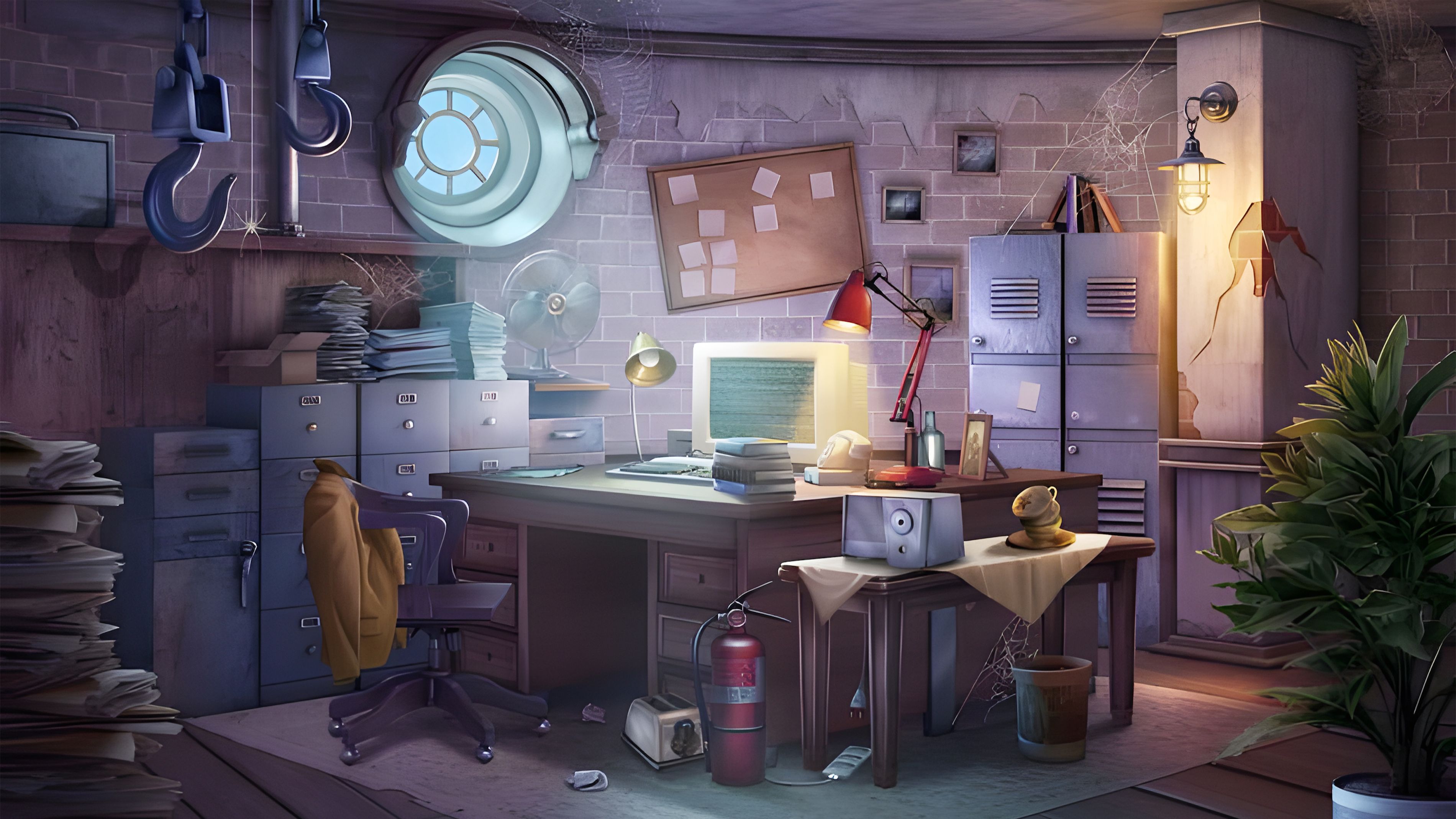 Maya场景建模:次世代室内书房模型搭建,适合0基础入门场景案例