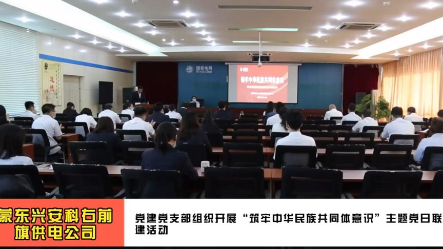 蒙东兴安科右前旗供电公司:党建党支部组织开展主题党日联建活动