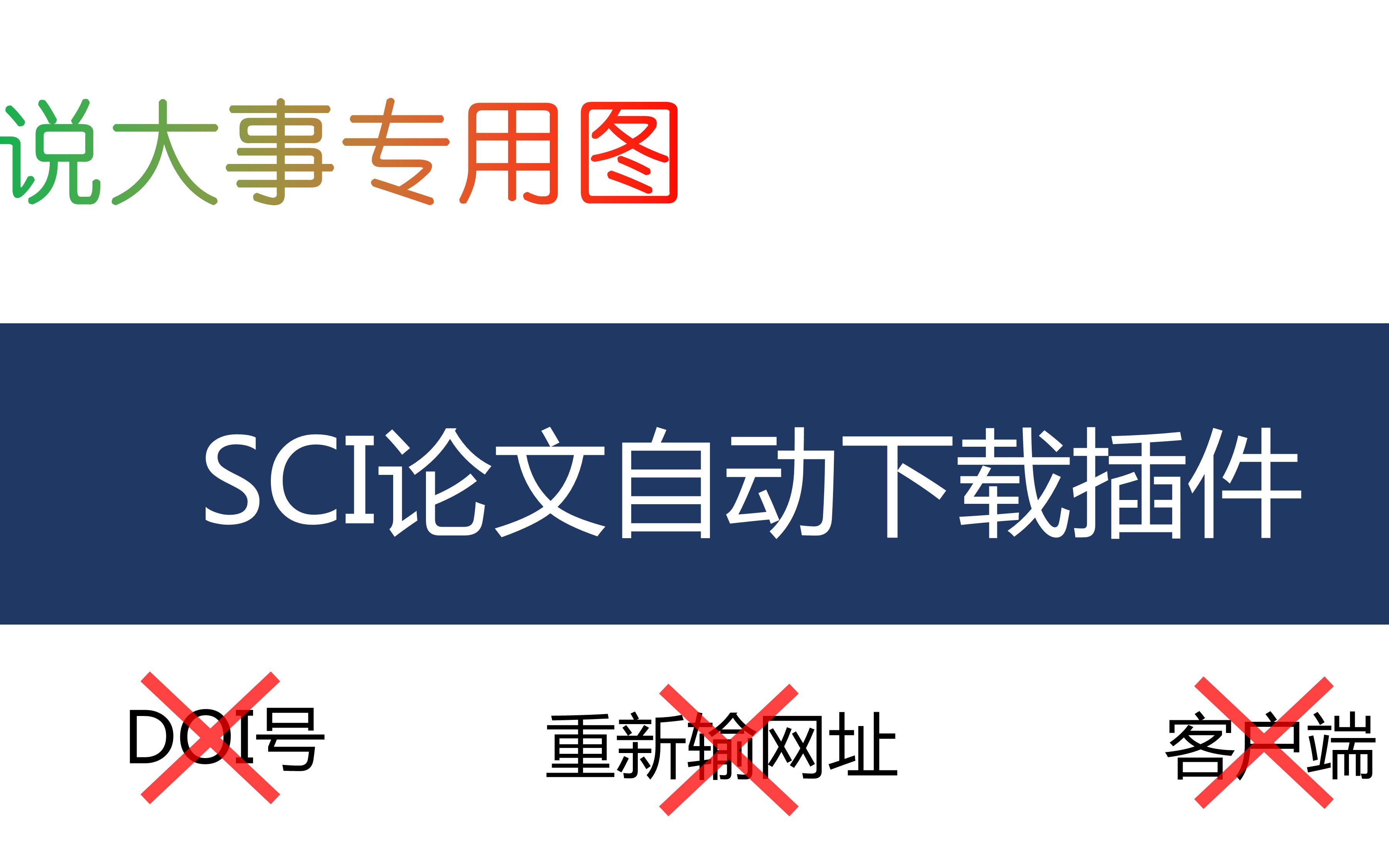 论文自动下载插件--轻轻一点SCI论文自己到碗里来