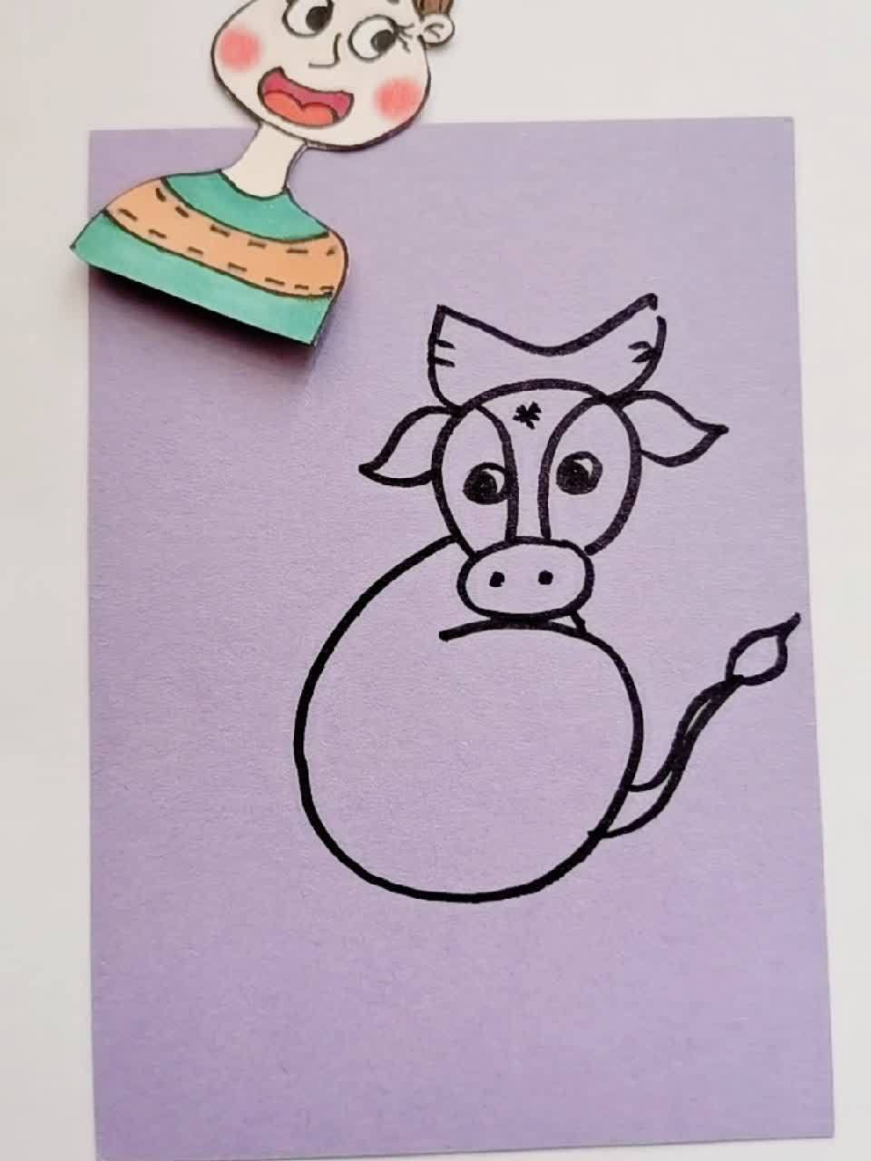 #亲子简笔画 #手绘 #一起学画画