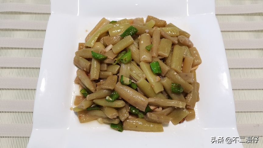 野生芡实梗,这样做最好吃