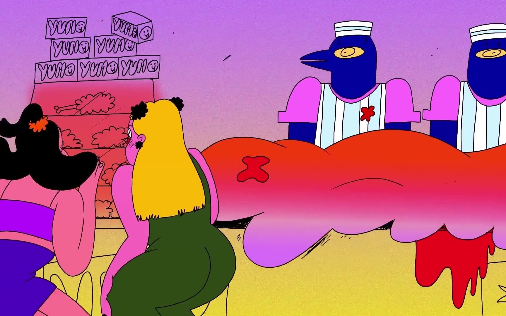 酒醉小姐姐深夜逼疯俩张三,这怎么判?【动画短片 Hot and Tasty】