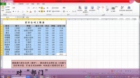 EXCEL2010系列微课——分类汇总
