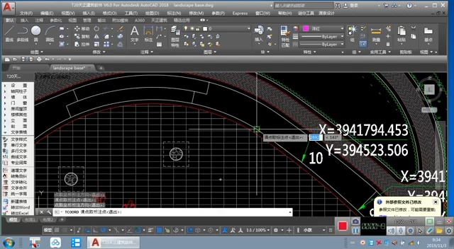 园林施工中怎么把园路坐标和异形铺装坐标一键统计成表格,导入到gps...