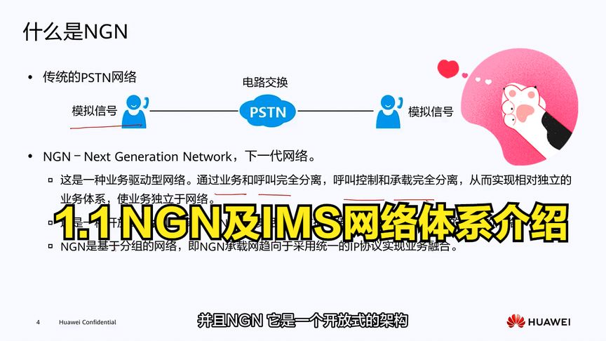 1.1 NGN及IMS网络体系介绍