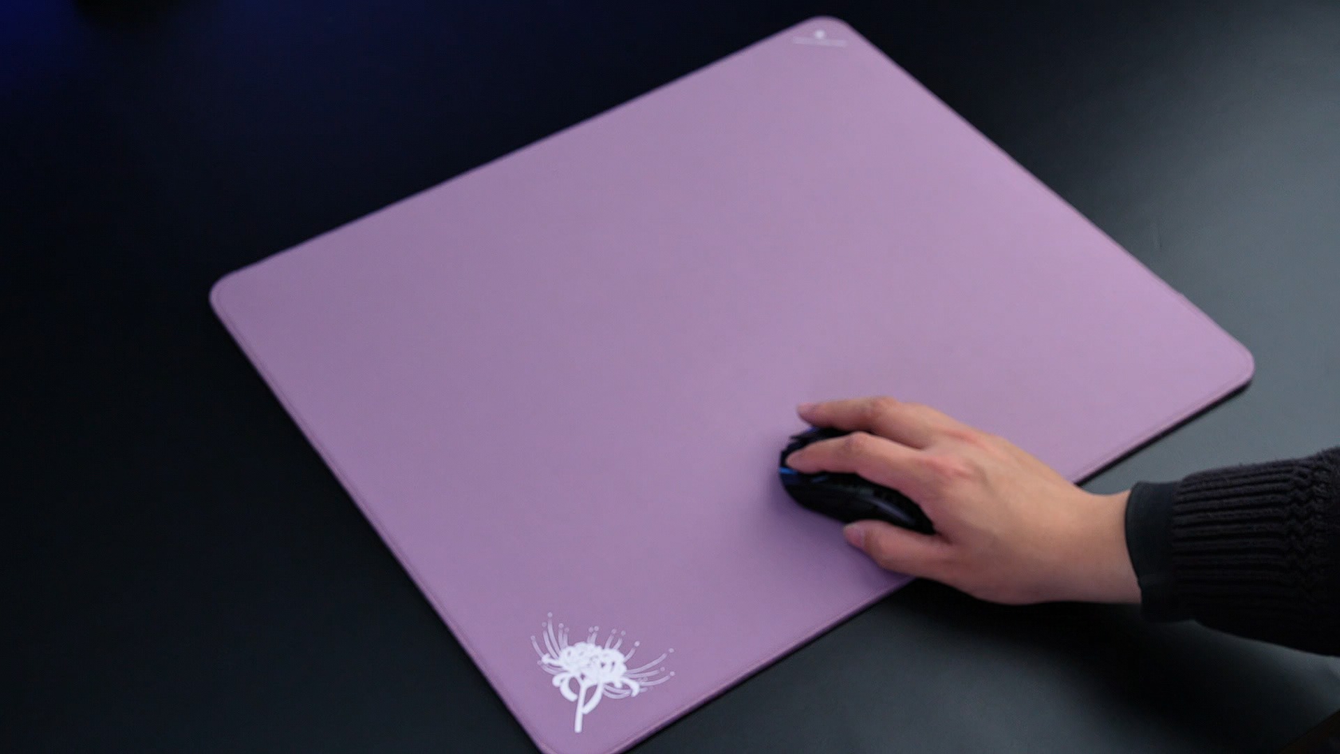 臻火渡电竞鼠标垫|fps 顺滑细面 黑色 490*420mm 锁边天然橡胶底 大号...