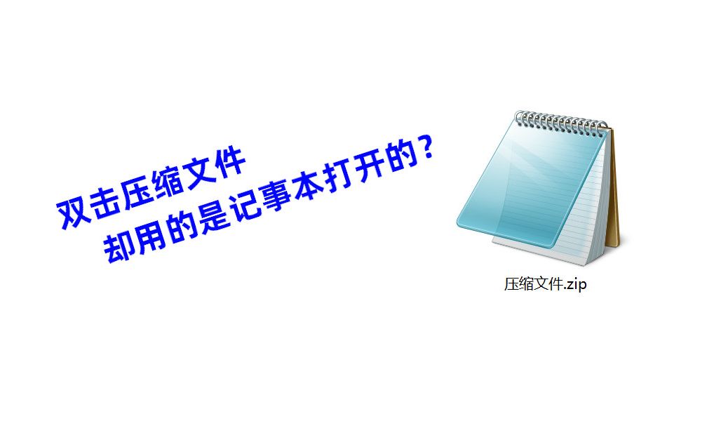 windows 双击打开文件用的软件不对怎么办?