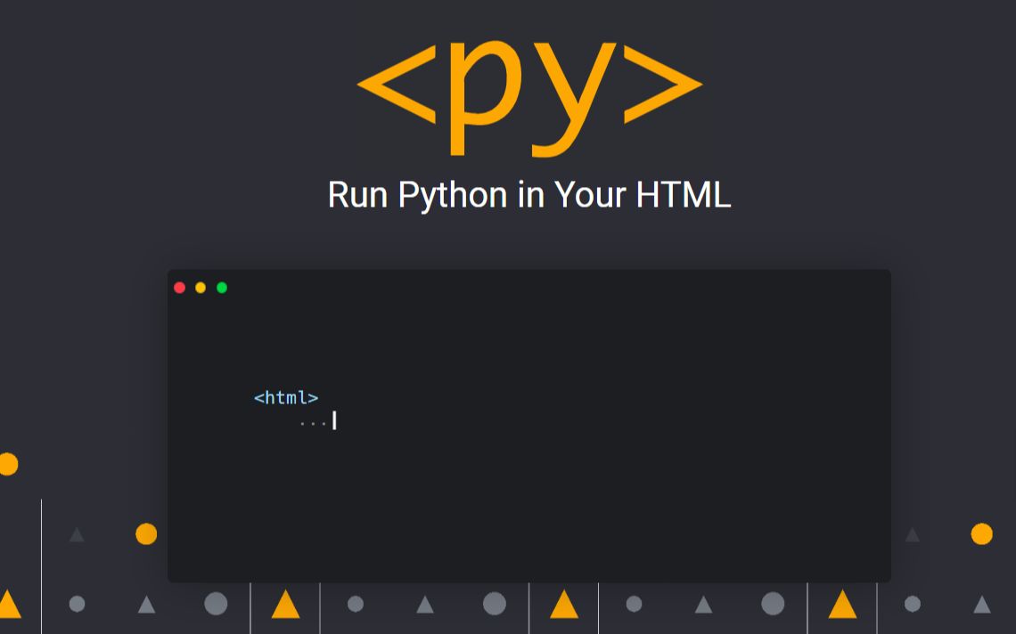 pyscript让python代码像js一样嵌入html,运行在浏览器