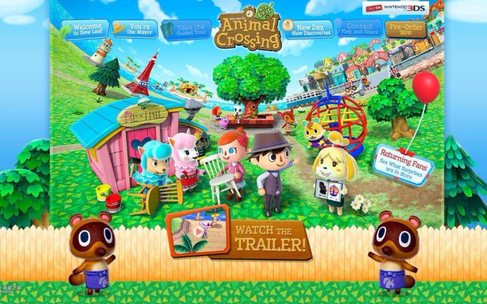 手机3DS模拟器完美运行试玩『动物之森』一起来玩吧!