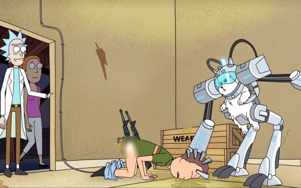 【NG】来介绍一部狗狗统治世界养人类当宠物的动画《瑞克和莫蒂 ...