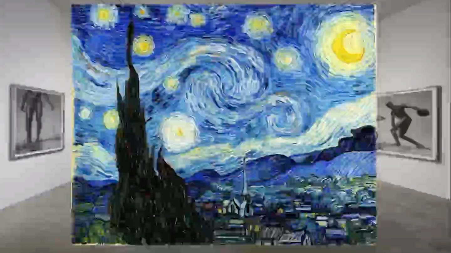 名画欣赏 梵高 星月夜