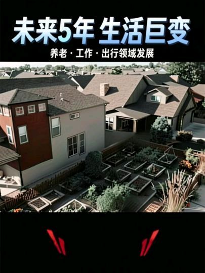 未来5年中国在养老、工作、出行等多领域的快速发展,指出普通人可借...