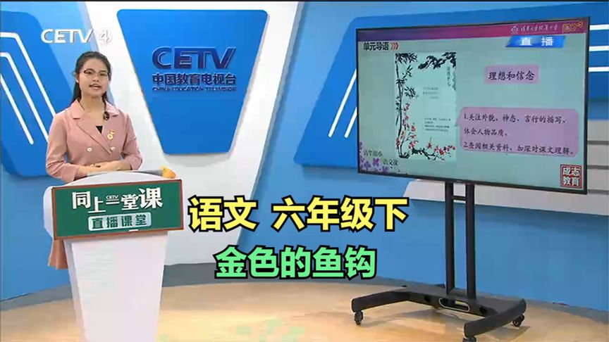 语文六年级下《金色的鱼钩》