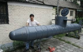 小伙手工制作潜水艇,一个字,厉害!
