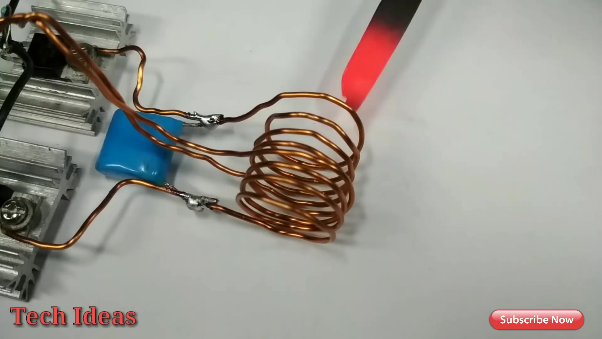 DIY最简单的Mos电路感应加热器(Youtube机翻字幕介意勿看!请绕道!...