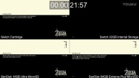 Switch读取时间测试:Cartridges vs MicroSD vs Internal Storage!
