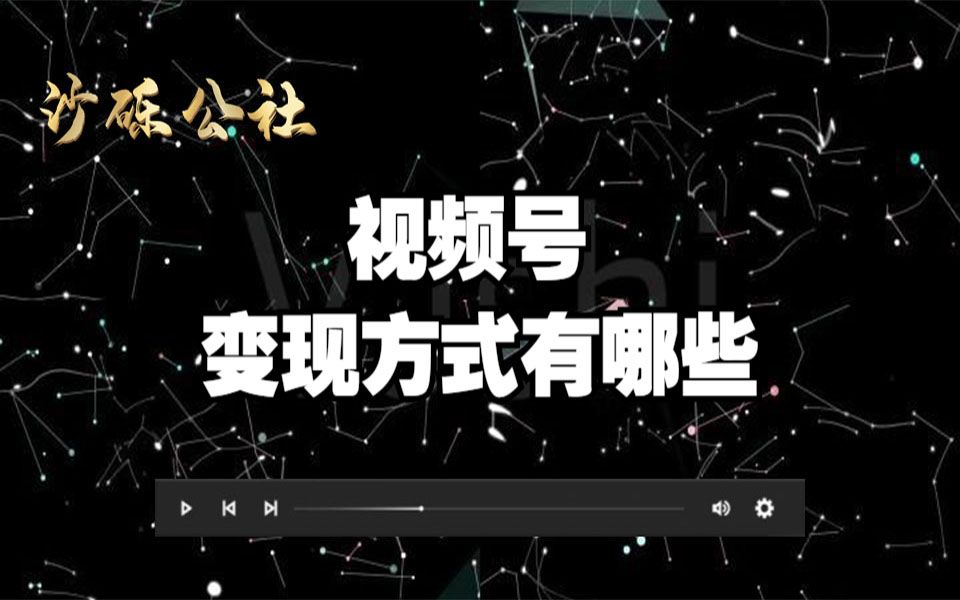 视频号变现方式怎么来,多学习学习同行的有点,结合自身优势