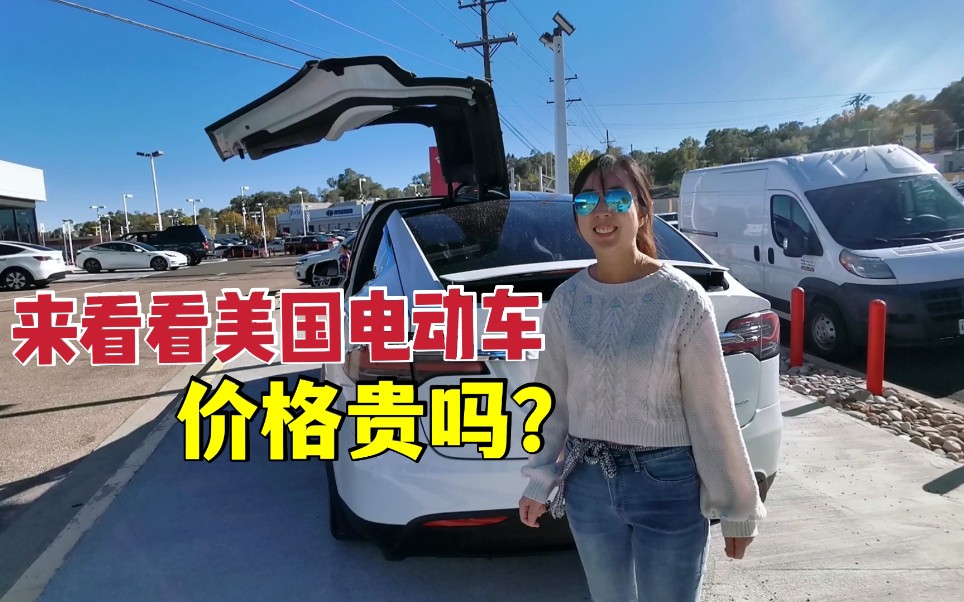 老公嫌我开车太费油,想在美国给我买电动车,一看价格立马反悔了