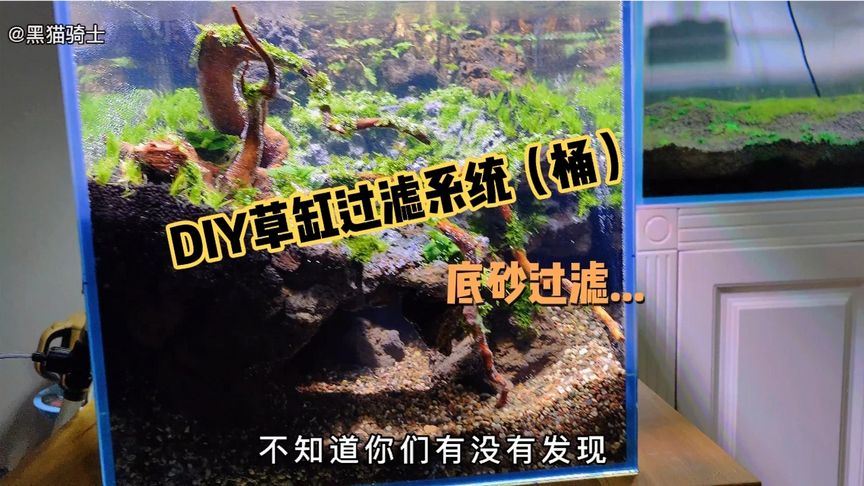 洞穴造景今天装过滤!DIY草缸过滤系统(桶),底砂过滤详细操作