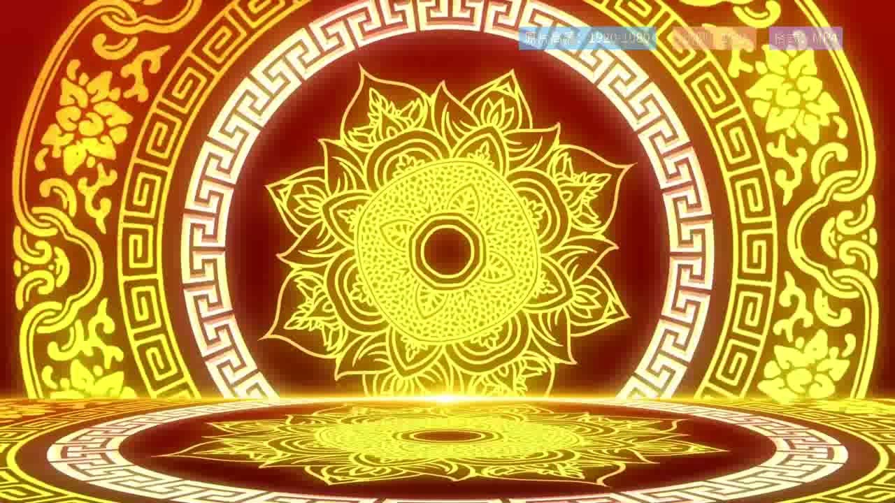 3126高原的春天 新疆舞维族舞蹈演出LED大屏幕高清背景视频素材