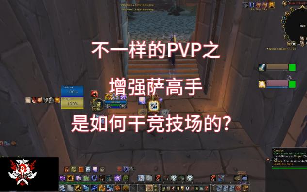 魔兽世界怀旧服WLK不一样的PVP之增强萨高手是如何干竞技场的?谁...