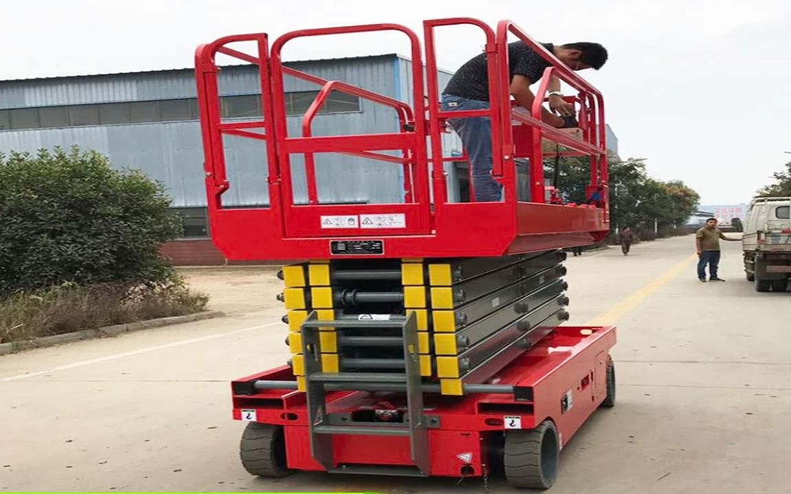 电动液压升降平台简易小型升降机导轨式举升机提升单双轨厂房货梯