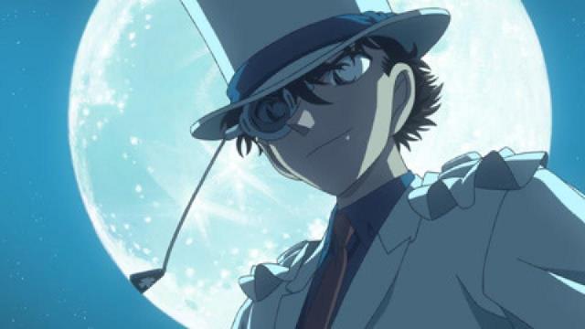 名侦探柯南,怪盗基德再次上演逆天逃生,不愧是月光下的魔术师