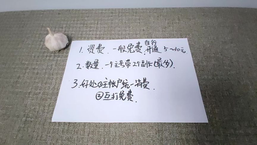 联通副卡是什么意思?