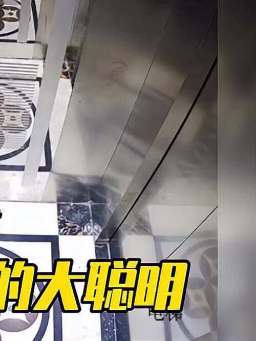 电梯门两侧开?小姐姐狂按按钮一脸懵,这波操作笑翻全场!