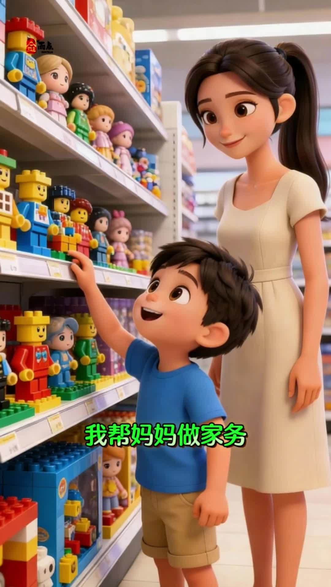 第153集丨我帮妈妈做家务 #动画 #儿童动画 #启蒙早教 #早教 #益智动画