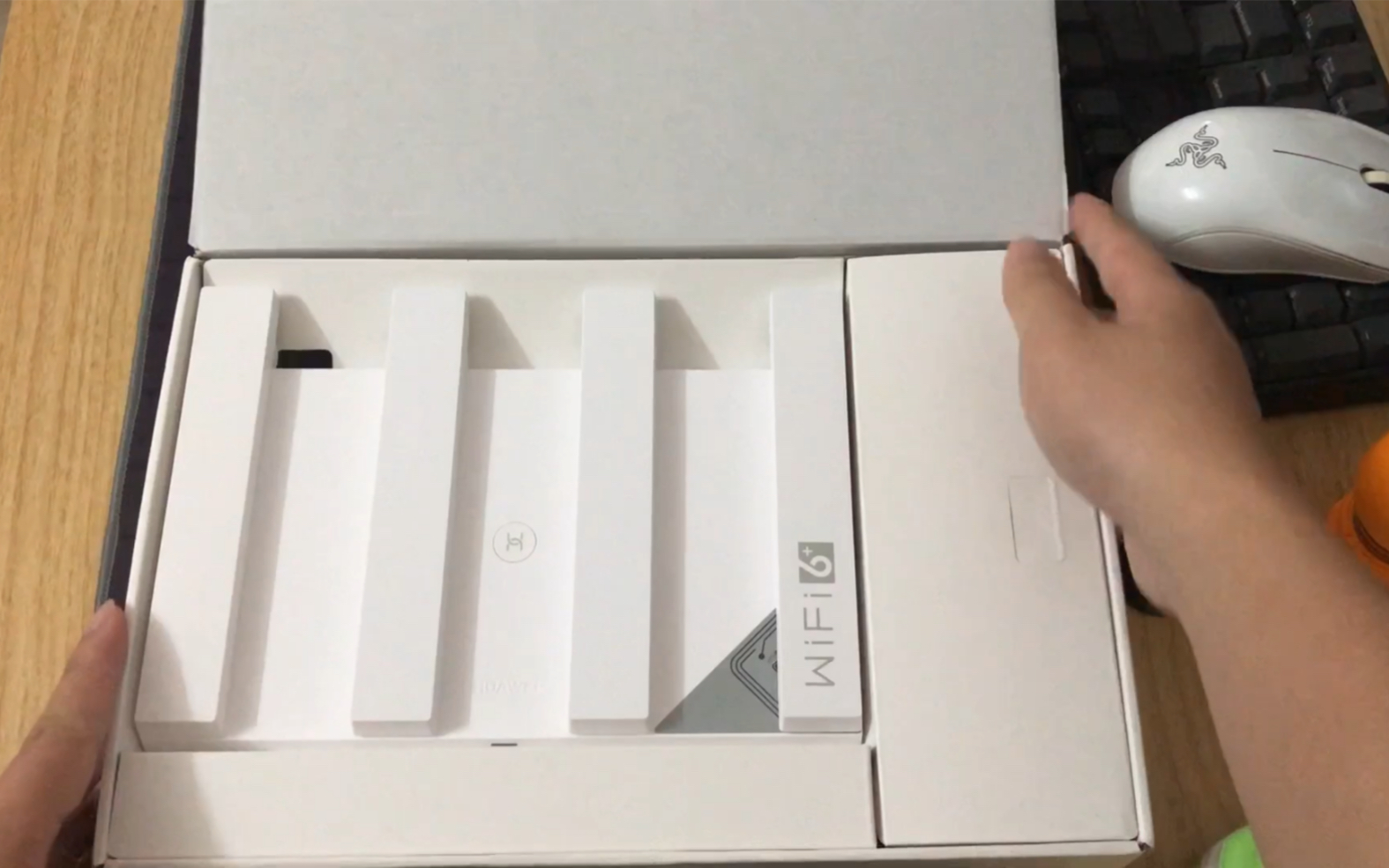...华为ax3pro wifi6+开箱体验(后有实测下载速度,平台华硕x570i WiFi6)