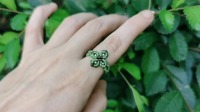 DIY手工编绳，四叶草戒指，幸运美好的祝福