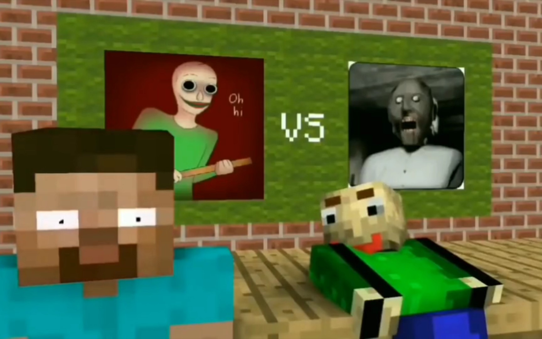 我的世界怪物学院:第9集 巴迪老师VS恐怖老奶奶