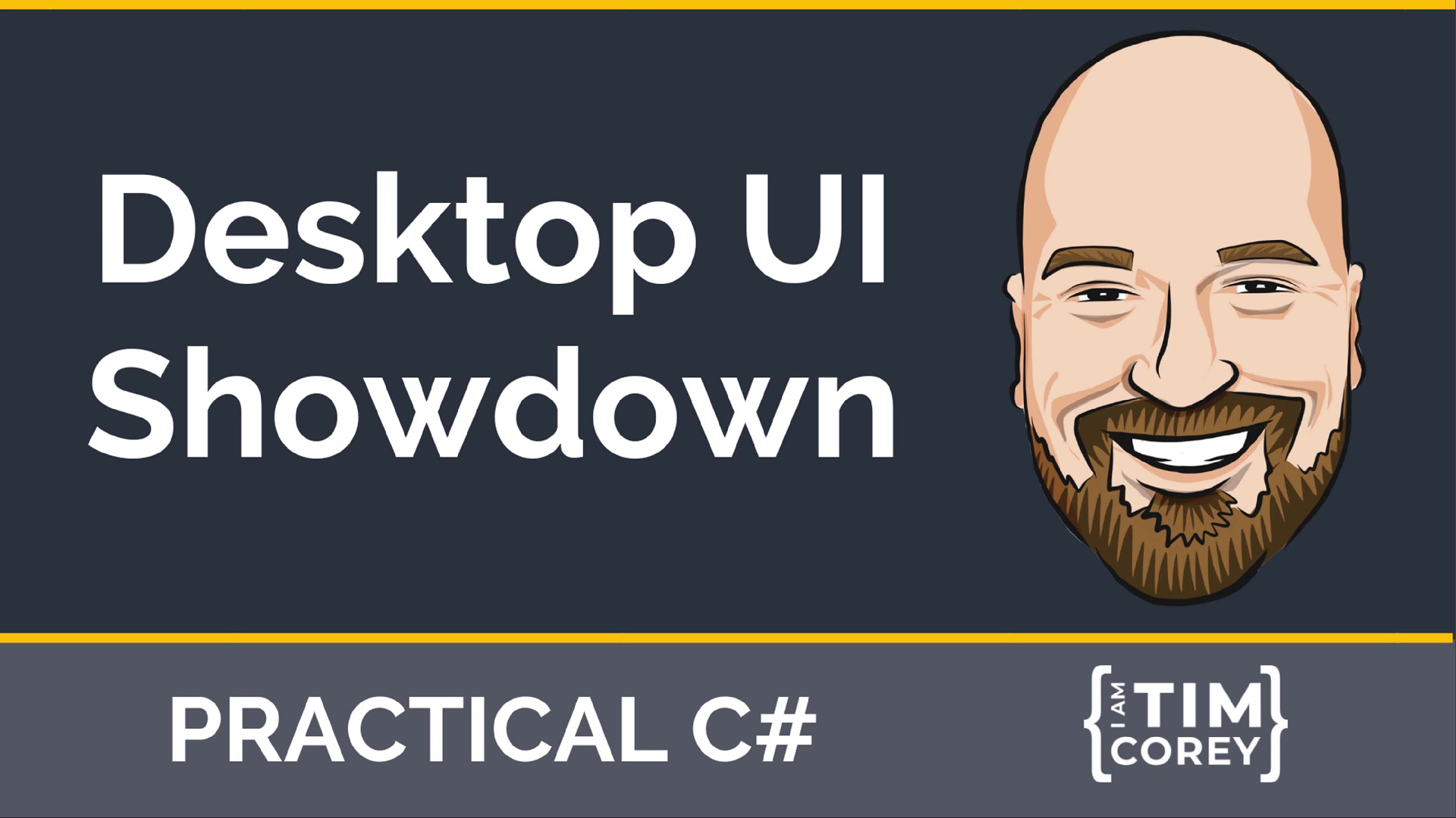 WinForm vs WPF vs UWP vs Console - The C# Desktop UI Showdown