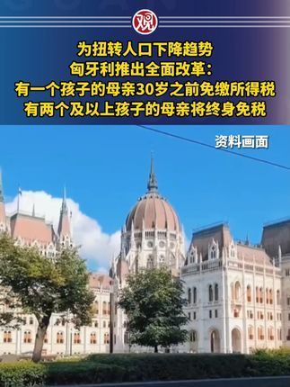 ...孩子的母亲30岁之前免缴所得税,有两个及以上孩子的母亲将终身免税
