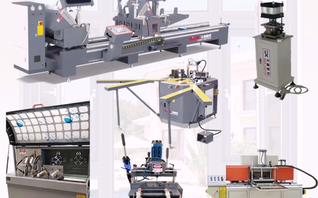 门窗厂需要哪些门窗设备,年产3万平门窗配套门窗设备