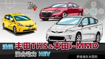 【手绘说车】浅谈丰田本田混合动力原理
