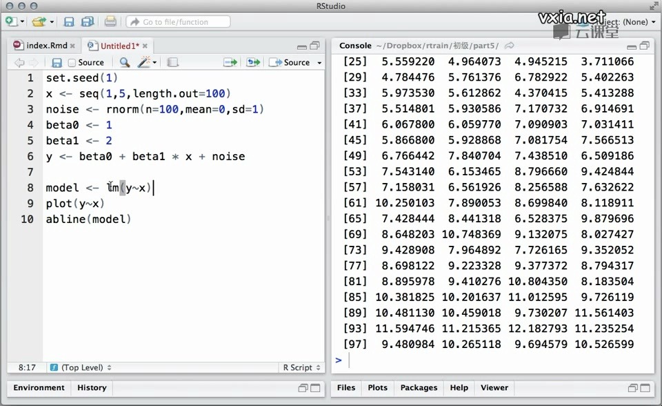 课时23.R语言之线性回归