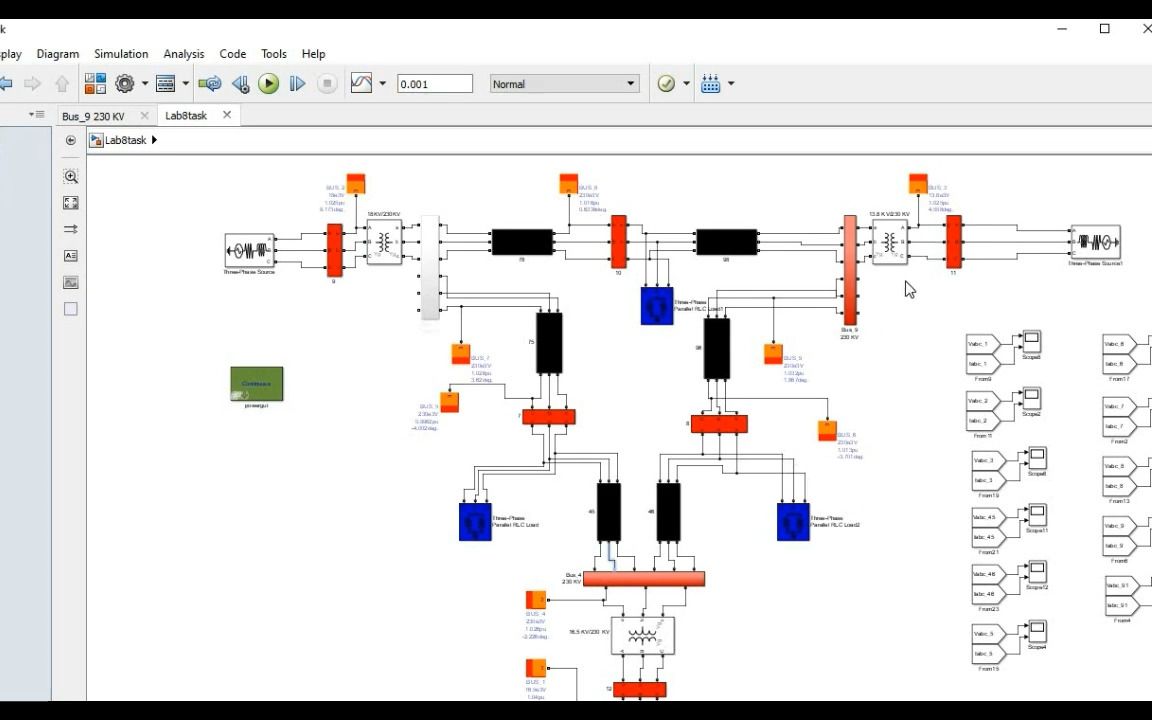 手把手搭建06 IEEE 9节点模型讲解 Simulink