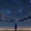 p夜下的星空q 