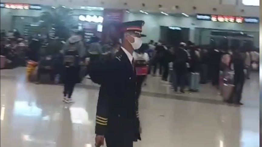 18次列车哈尔滨站抵达北京站随拍