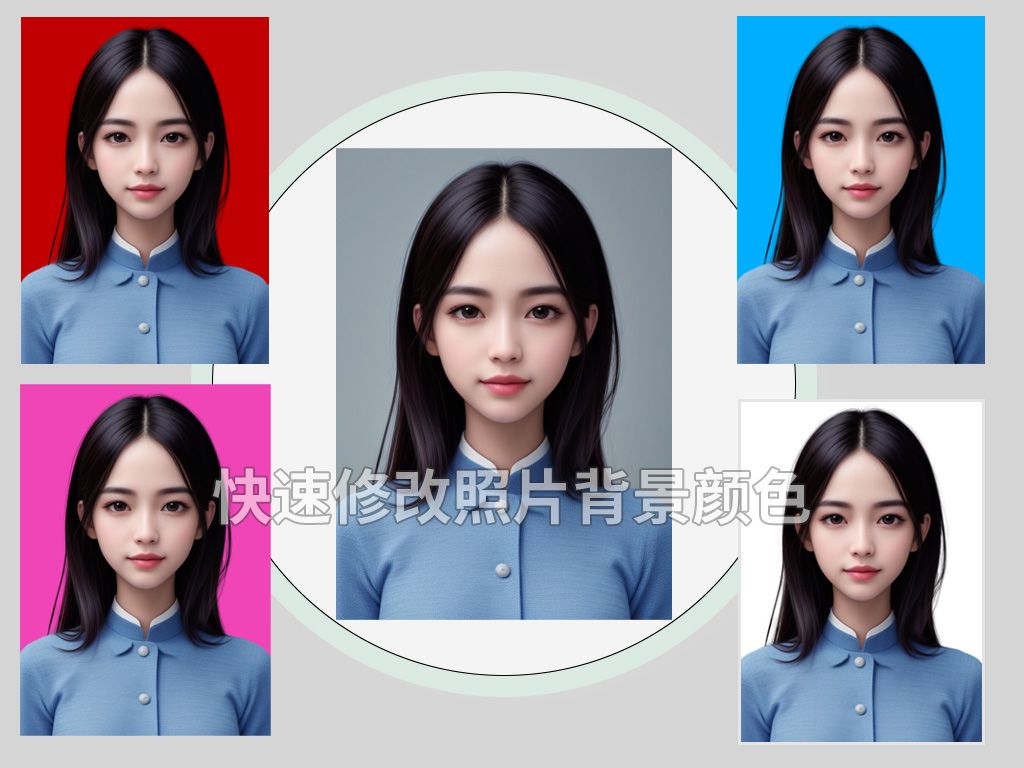 Photoshop快速更换照片底色