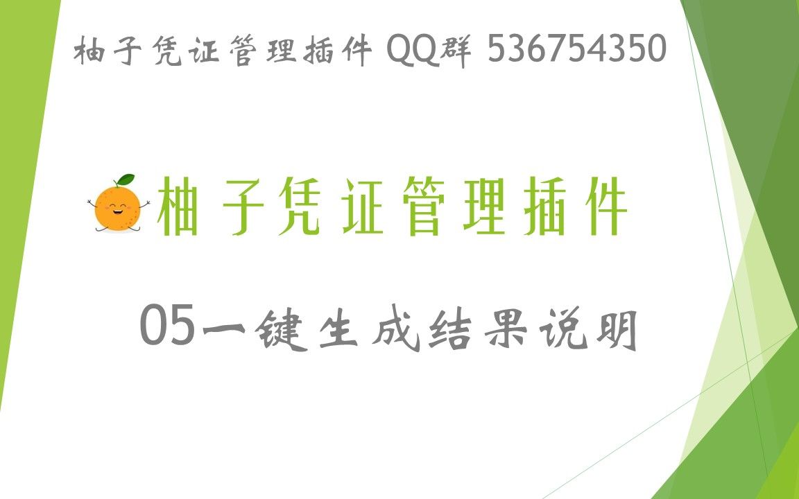 05一键生成结果说明-金蝶用友1秒导入5000张发票凭证 柚子凭证管理...